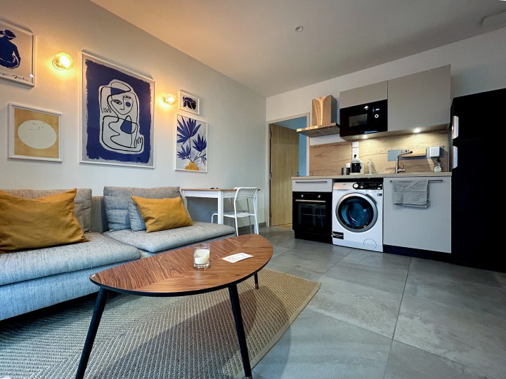 Appart Brioche Avec Climatisation & Parking à Lyon - Bron