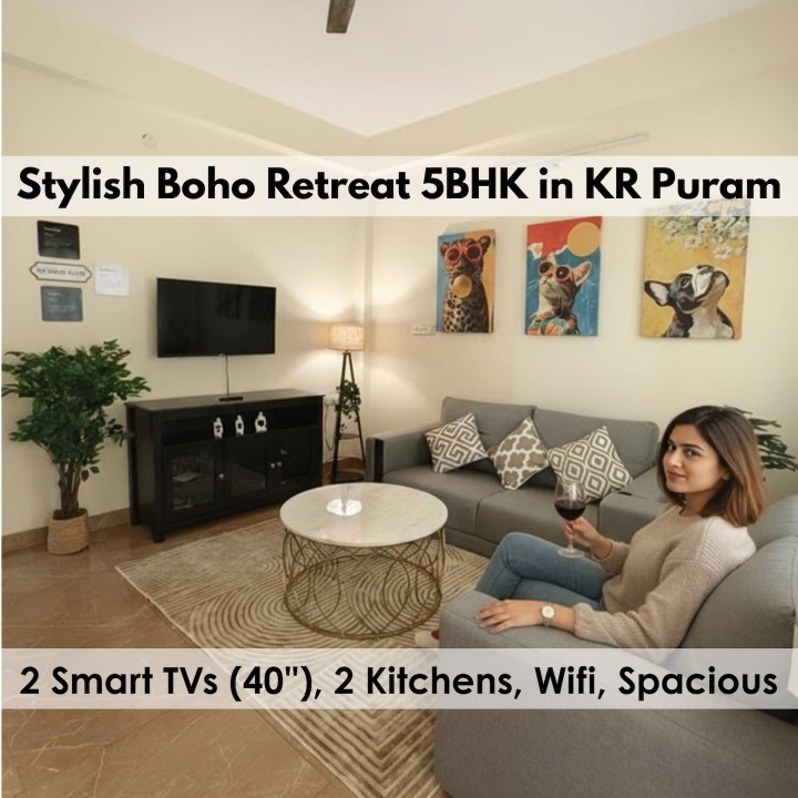 5bhk To 11bhk Boho Retreat Near Kr Puram - Bengaluru