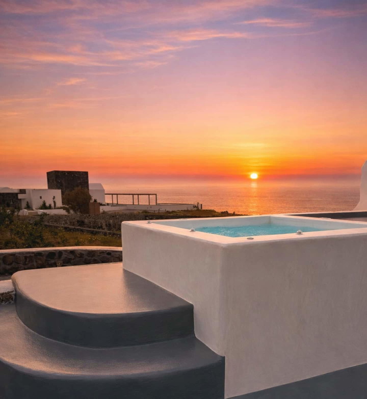 Luxury Villa | Outdoor Hot Tub | Sea & Sunset View - Oia