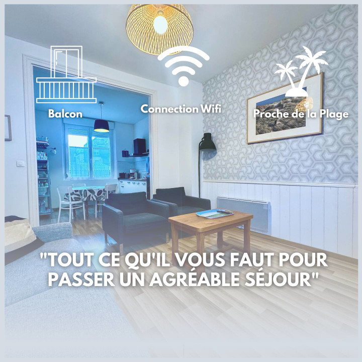 Appartement Design  Terrasse & Vue Mer - Merlimont Plage