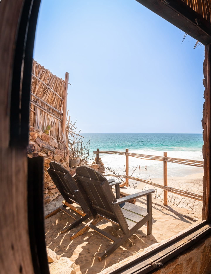 Cabane Au Bord De La Mer A Playa Mermejita Mazunte - Mexico