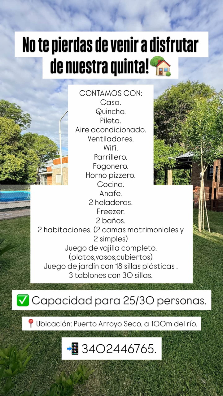 Quinta Amanecer Del Río - Arroyo Seco