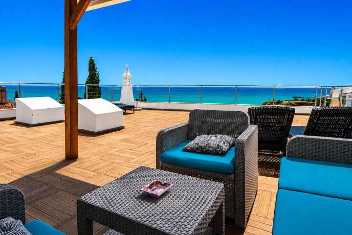 Panoramique Vue Sur La Mer/à 50 M De La Plage - Albufeira