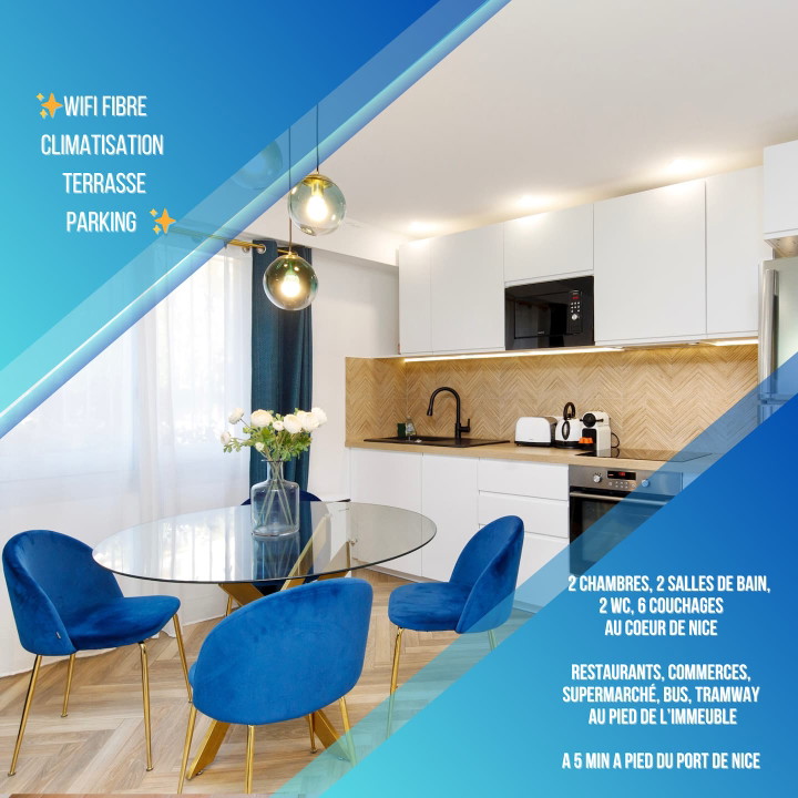 Port De Nice Apartment With Terrace, Parking - Nice
