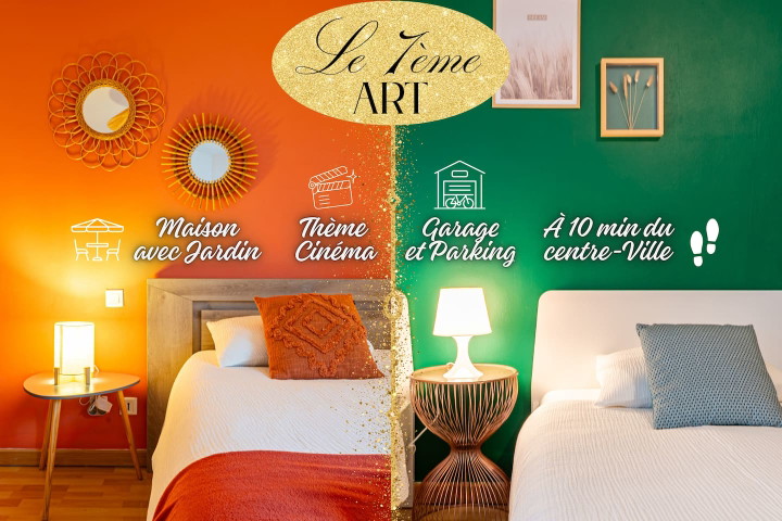 Thème Cinéma, Garage, Jardin  5 P  5 Min Gare - Haguenau