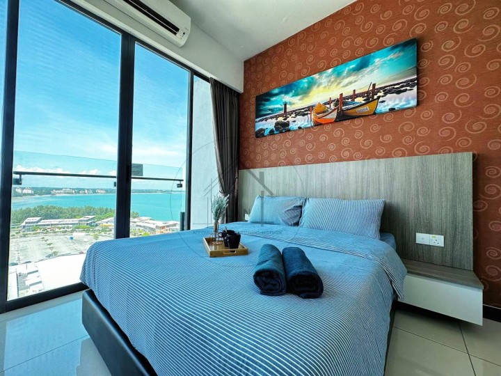Pd D'wharf Amazing Seaview Suite - Up To 6 Pax - Port Dickson