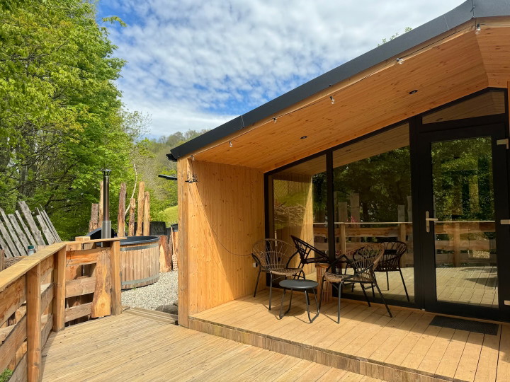 Lodge & Bain Nordique Privé Face à La Prairie - Orbey