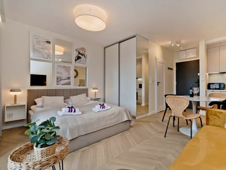 Blueapartpl Stylish Studio By The Port - Jastarnia