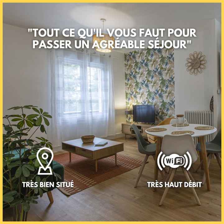 Le Zandoli * Ideally Located * Quiet * 2 Bedrooms - Blois