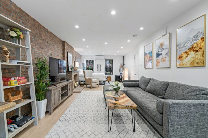 Spacious New Brownstone Garden 1br Home-office W/d - Nueva York