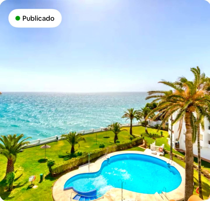 Piscine  Vue Sur La Mer  Nerja En Première Ligne - Torrox