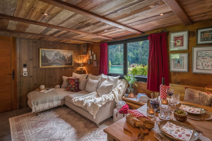 Le Petit Rêve - Lakeside Log Cabin With Sauna - Avoriaz