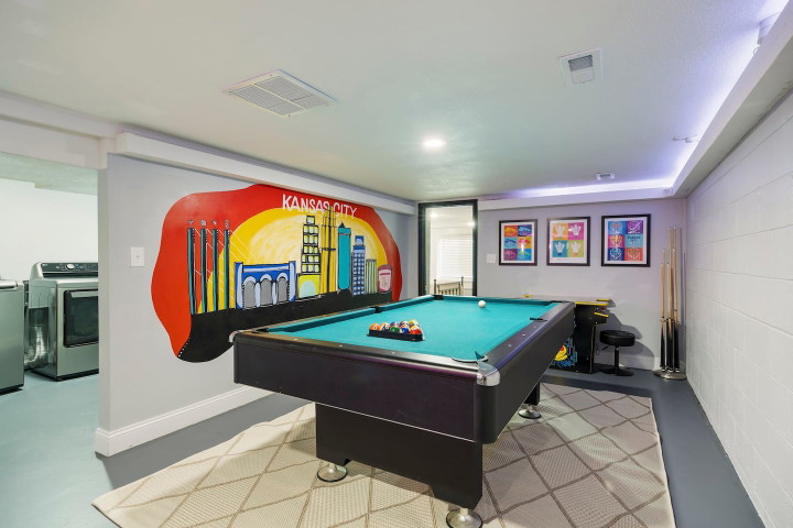 Kc - Pool Table & Arcade Games - 7 Min To P&l! - Kansas City, KS