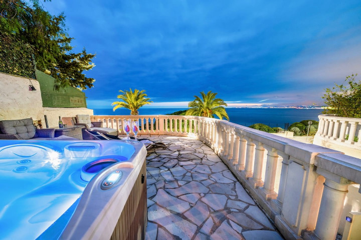 Amazing Villa Boron! View Of The Sea, Pool, And Hot Tub - Nice