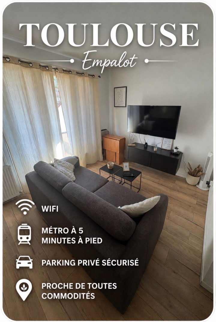Small Modern Haven In Toulouse  Secure Parking - Toulouse