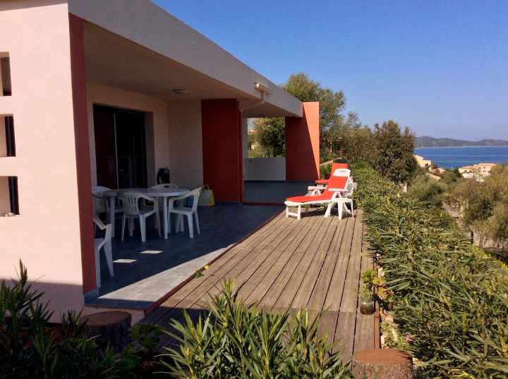 Traumhafter Meerblick-wohnung Von Viel Grün Und Ruhe Umgeben. - Saint-Florent
