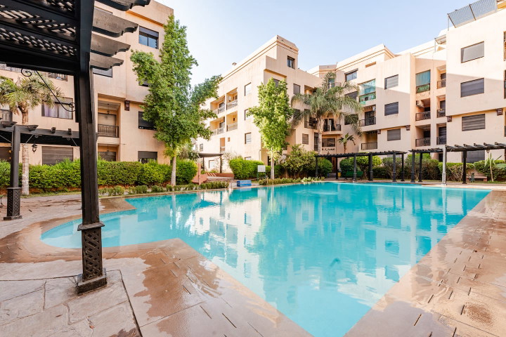 Cozy And Modern Apartment Swimming Pool & Parking - Marrakech