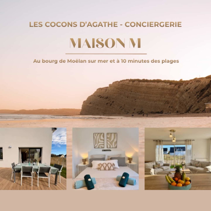 Les Cocons D'agathe: La Maison M, 10 Min From Beaches - Moëlan-sur-Mer