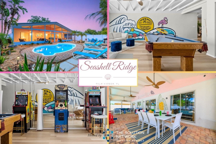 *New Pool, Game Room, Arcades, Huge Lanai, Firepit - Dunedin, FL