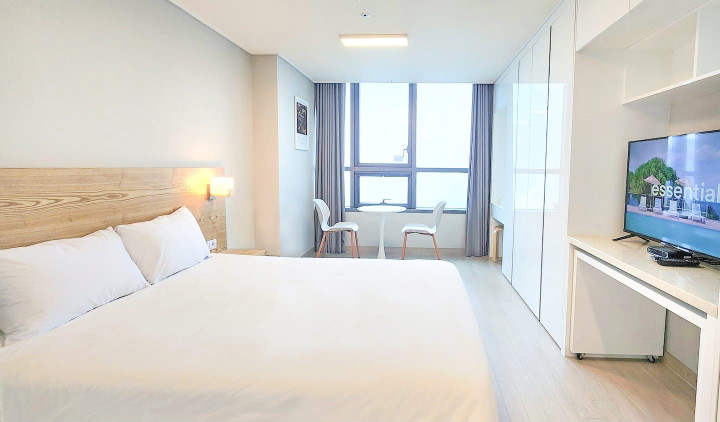 [퀸베드룸 디럭스 장기투숙특별할인] 달빛스테이 송도의 매력적인 레지던스 - Incheon