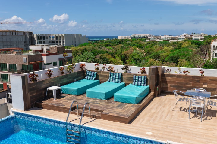 Modern Rooftop Oasis: Close From 5th Av & Beach - Playa del Carmen