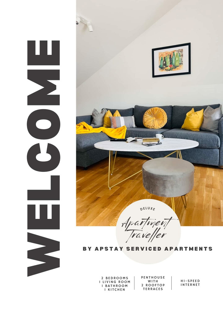 Apstay Deluxe: Penthouse, 2 Levels, 2 Terraces - Graz