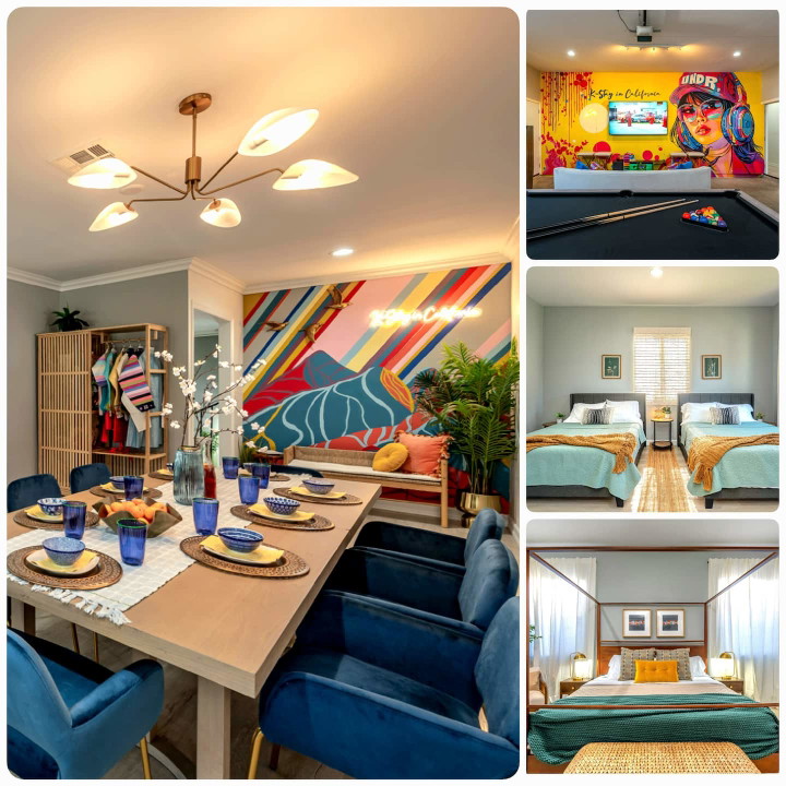 Family Retreat 4bdr 3bath | 14ppl | Bbq, Game Room - San Dimas, CA