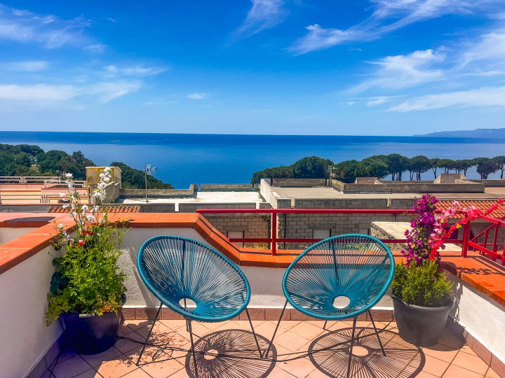 Seaview Rooftop Flat W/ Terrace Near Beach - San Nicola Arcella