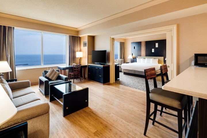 Bourbon Tower King Suite | Boardwalk Stay - Atlantic City, NJ