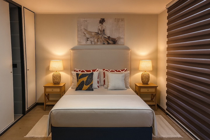Re-5.1 Elegant Apartment + Heated - Santiago