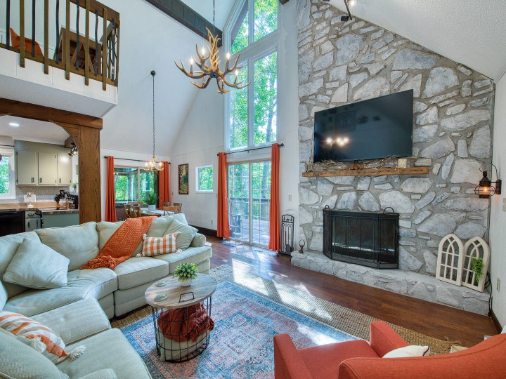 Hillside Hideaway/views/hot Tub/fireplace & Pit - Maggie Valley, NC