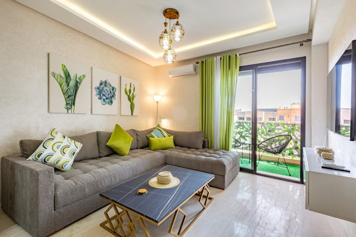 Stylish Guéliz Studio | Walk To Train & Ctm - Marrakesh