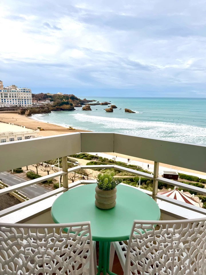City Center - Balcony With Sea View - Steps Beach - Biarritz