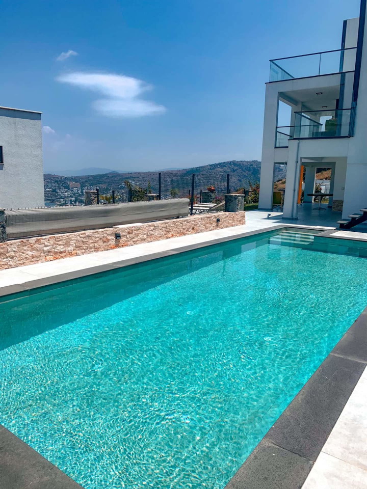 Sunrise & Sunset Sea View Villa 2+1| Private Pool - Yalıkavak