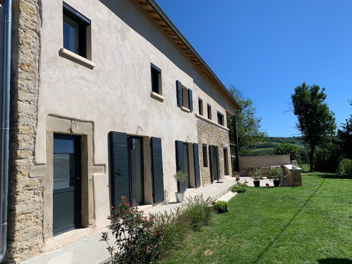 Hauterives Ferme En Pierre Piscine 6 à 8 Personnes - Beaurepaire