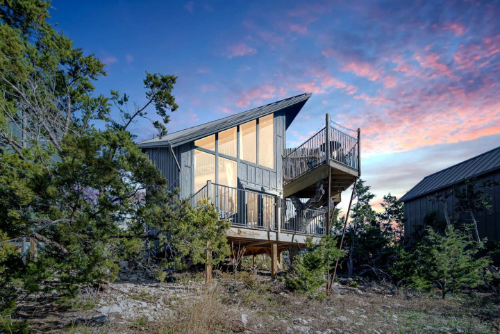 Blue Sage No. 8 - The Diagonal Treehome - Texas