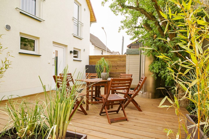 Slate-design-apartment Sauna Wallbox Terrace - Darmstadt