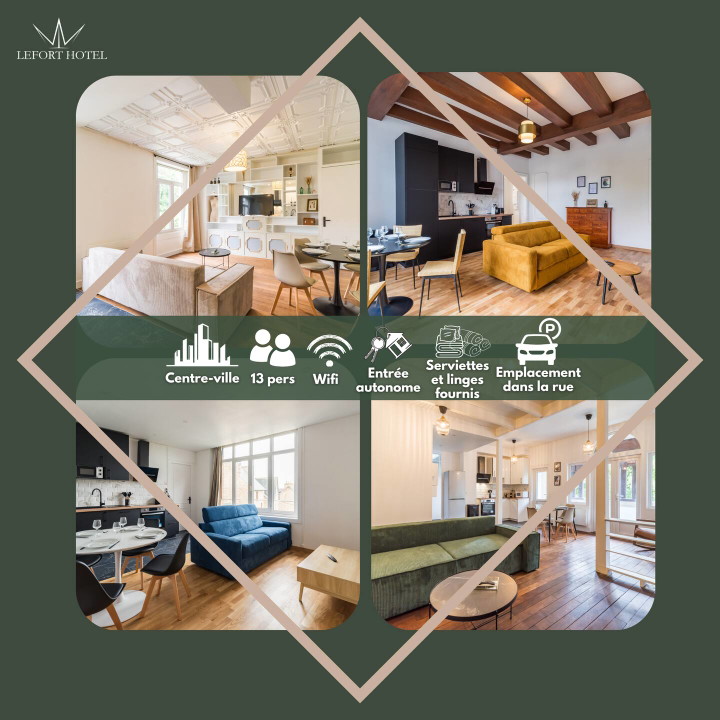 Hôtel Lefort  Majesteuse - 4 Suites Privées - Guingamp