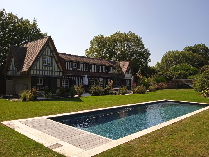 Le Val Baron -Piscine- 5min Plage Villers S/mer 8p - 도빌