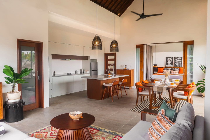 Luxe 1-br Apart With Plunge Pool + Gym + Fast Wifi - Canggu
