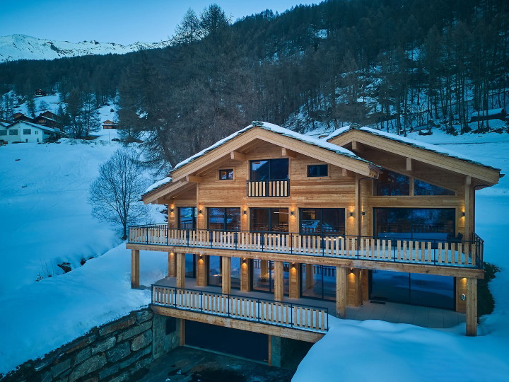 Chalet Neuf De Haut Standing - Vue Sur Montagne - Zinal