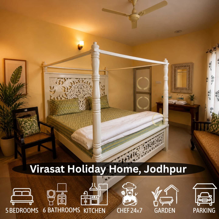 Virasat Holiday Home Jodhpur  Entire 5 Bedroom - Jodhpur
