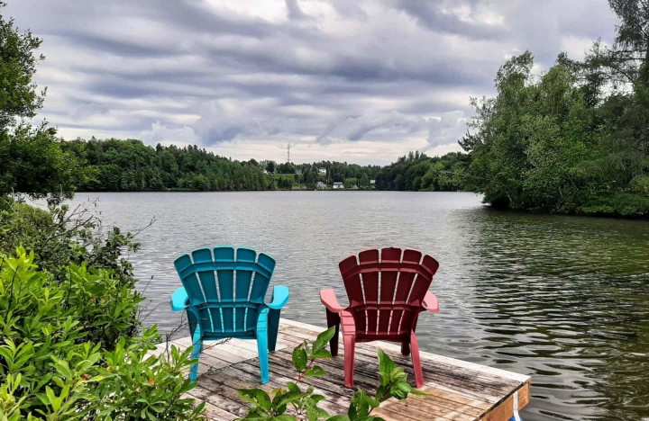 Chalet Nature + Accès Privé Lac à 2 Min Valcartier - Quebec City