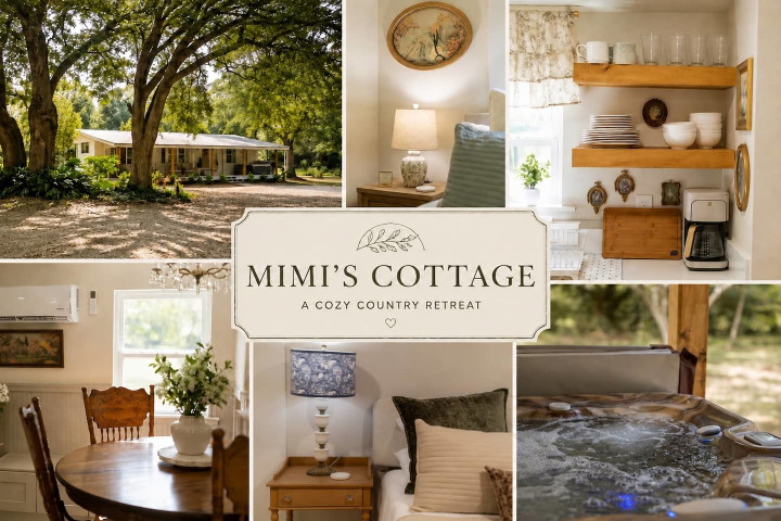 Mimis Cottage | Hot Tub + Fire Pit | Sleeps 6 - Folsom, LA
