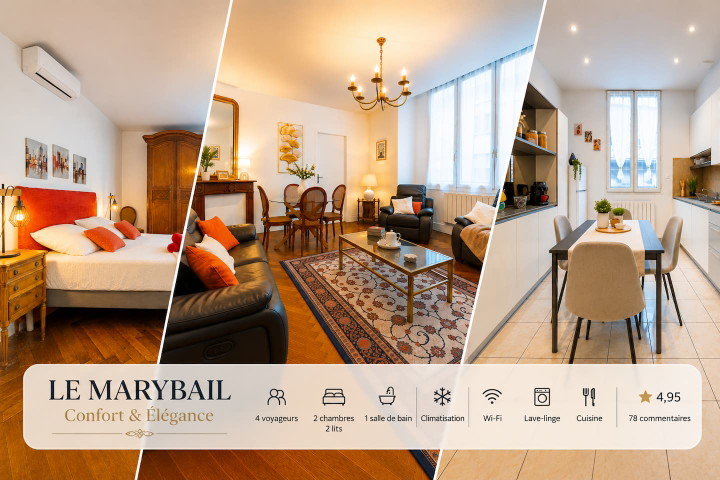Air-conditioned Apartment Terrace Near The Museum & Train Station - Montauban