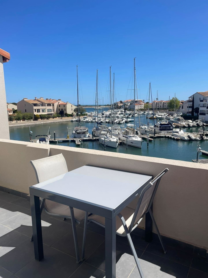 2 Pièces Piscine Vue Directe Sur La Marina Et Mer - Saint-Cyprien Plage