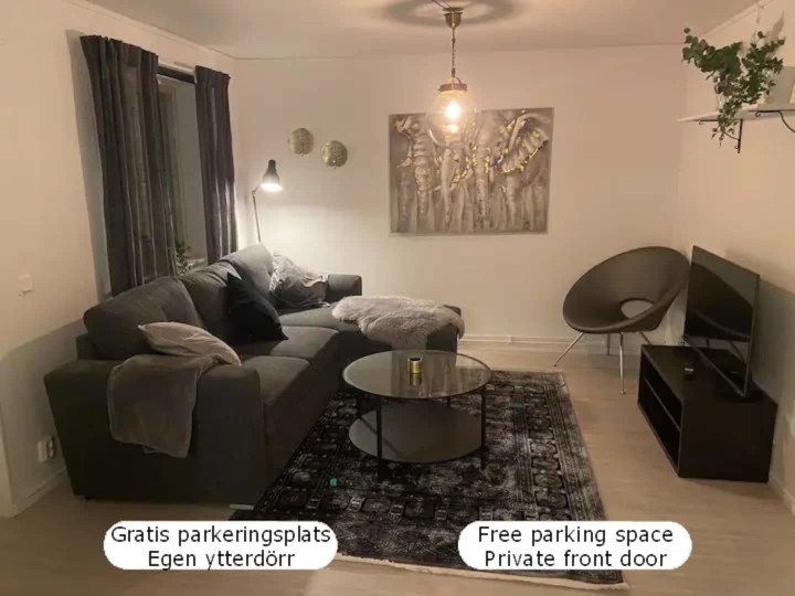 50m² Bedroom Kitchen Laundry Space Garden - Linköping