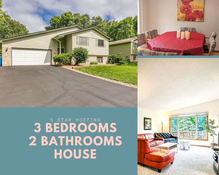 Family 3br House Stay Near Minneapolis & Moa - Plymouth, MN