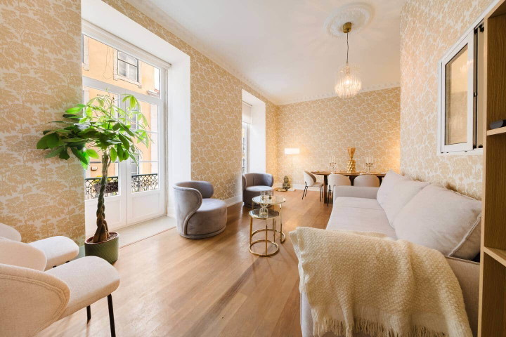 Elegant Lisbon Stay: Modern Vintage Charm W/ac - Alfama