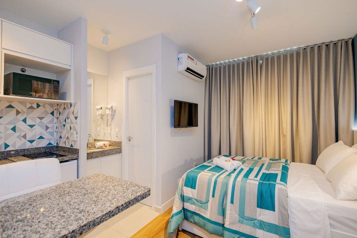 Studio With 1 Full Bed And 1 Twin Bed - Eco0509 - Curitiba